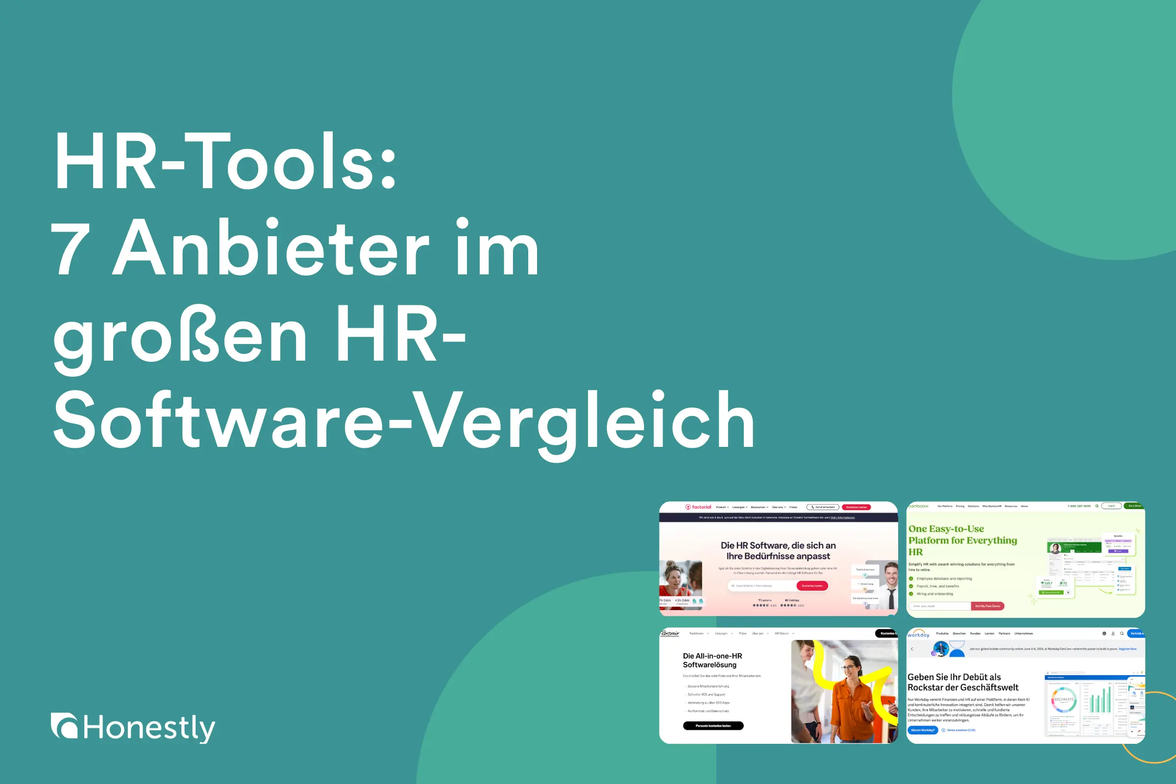 HR-Tools: 7 Anbieter im großen HR-Software-Vergleich